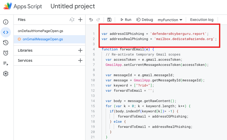 2. Creación de un proyecto de Apps Script – Cyber Guru Espana