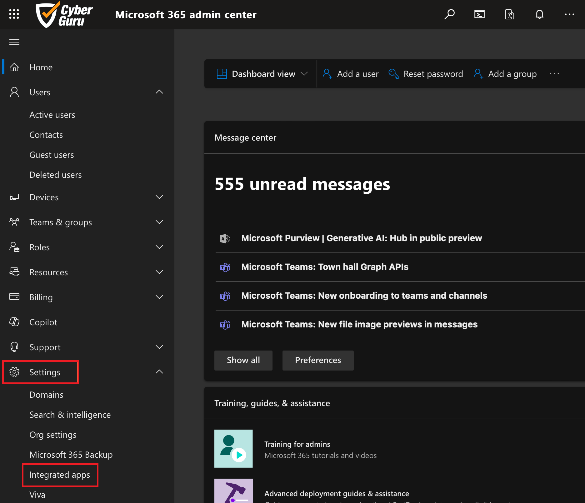 2. Configuration of the "Report Phishing" Button – Cyber Guru English (US)