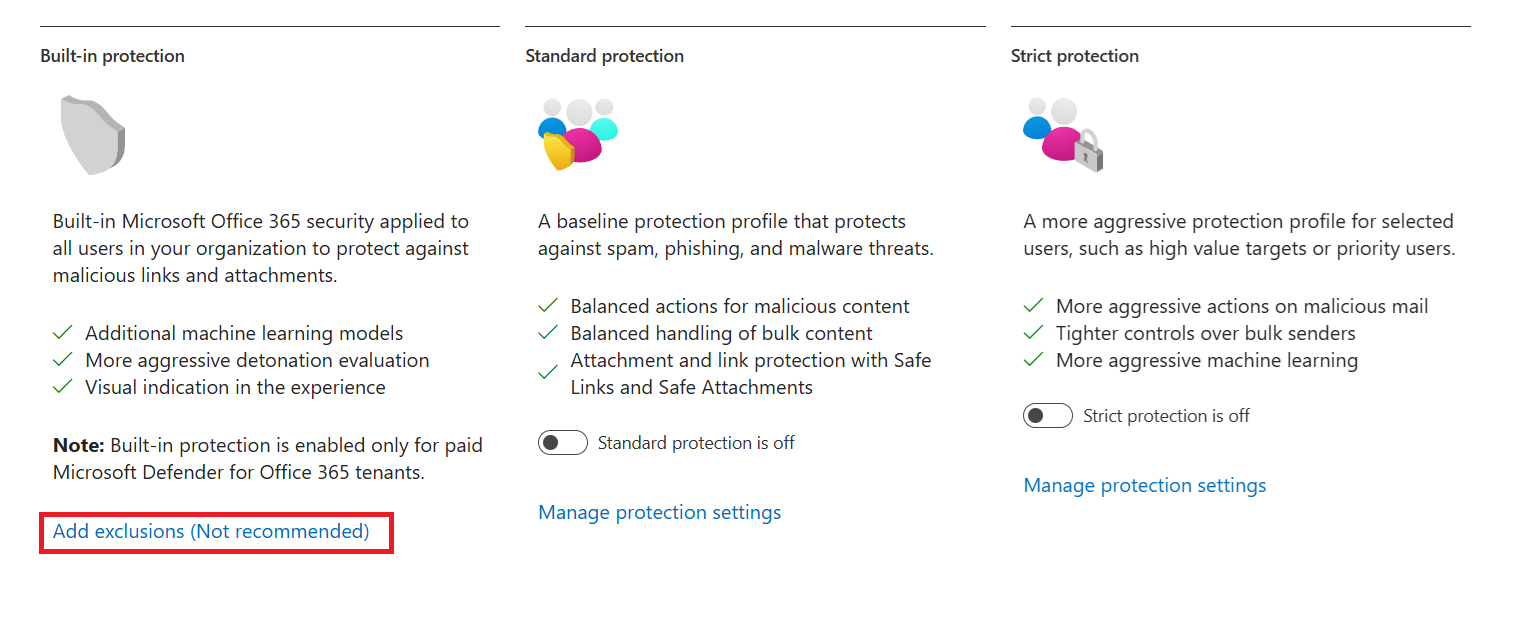 Set Microsoft Defender Security Policies – Cyber Guru English (US)